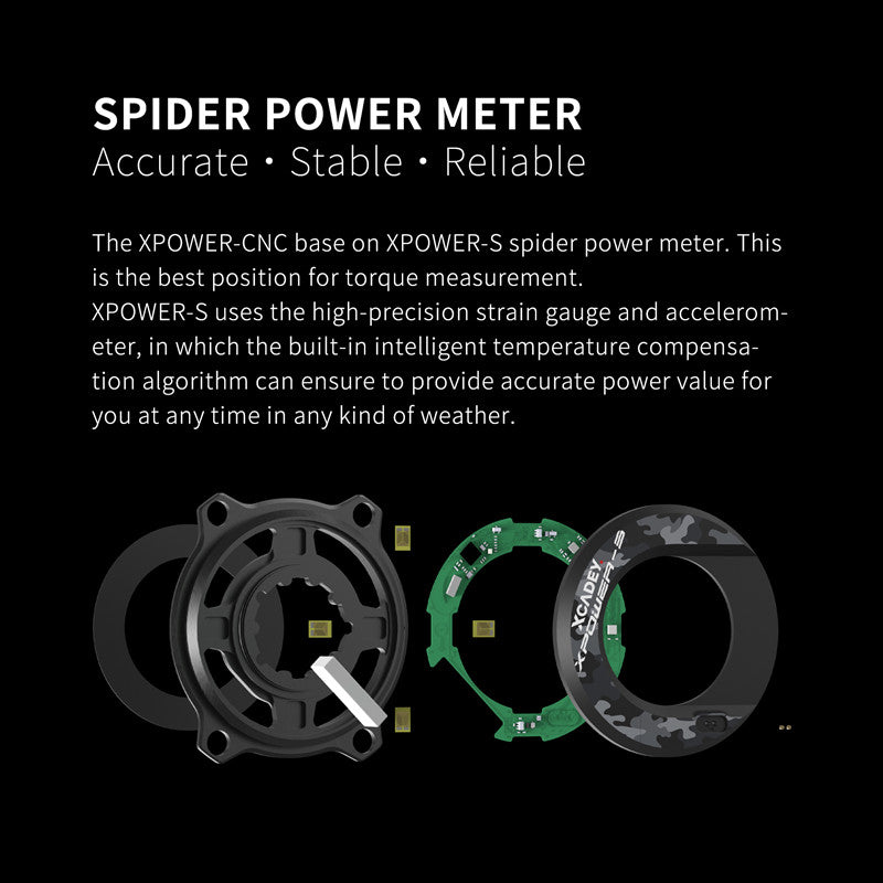 XCADEY XPOWER超輕盤爪式功率計曲柄組【不同規格】 – CHRIS CYCLE